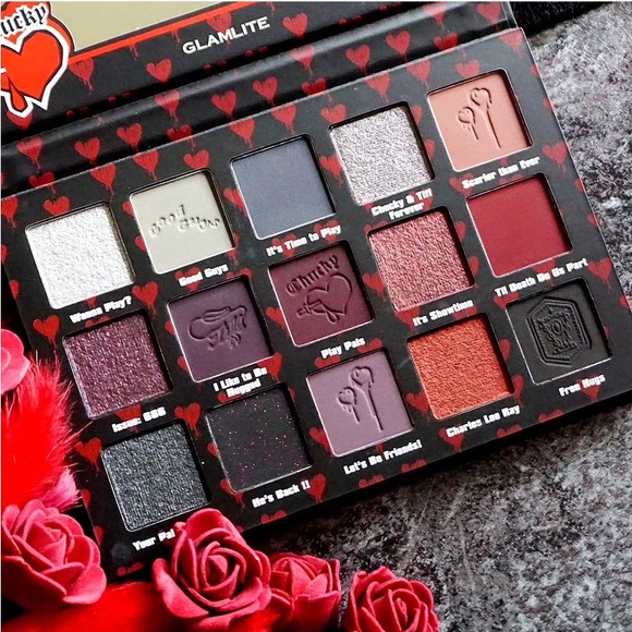 Glamlite | Makeup | Glamlite X Chucky Eyeshadow Palette Crazy In Love ...